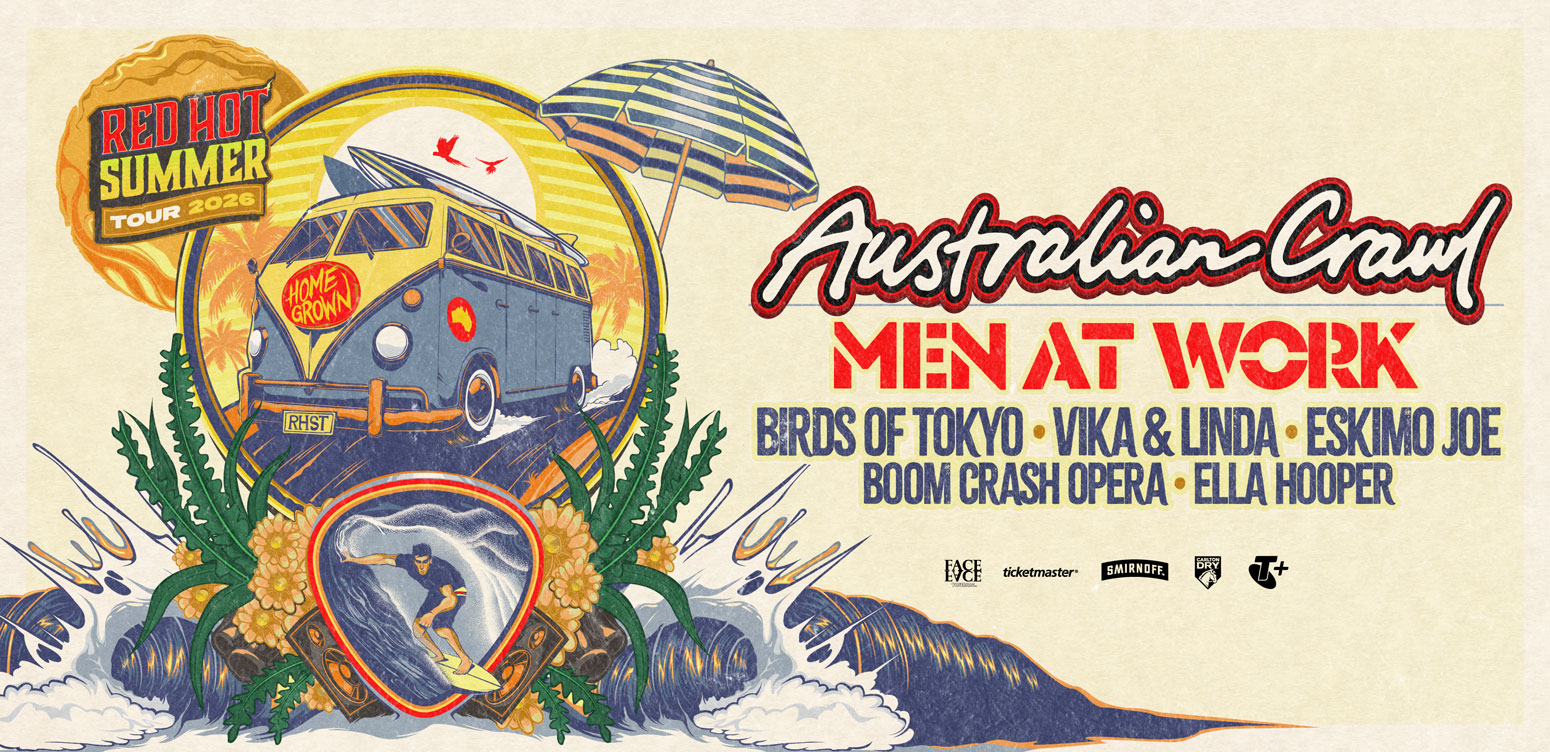 RED HOT SUMMER TOUR 2026 | AUSTRALIAN CRAWL » Face to Face